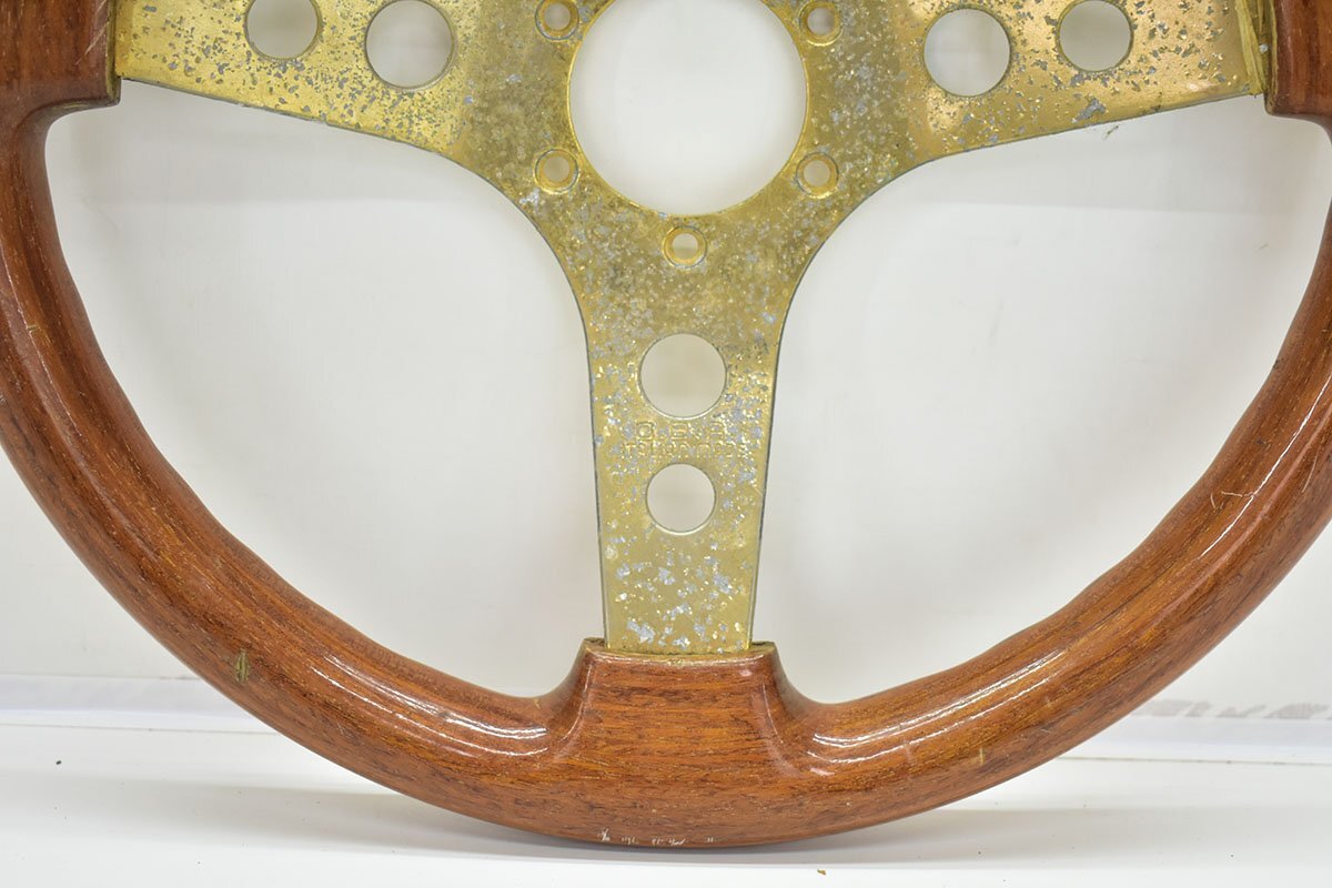 Yahoo!オークション - OBA ウッドステアリング 直径約34cm [O.B.A][オ...