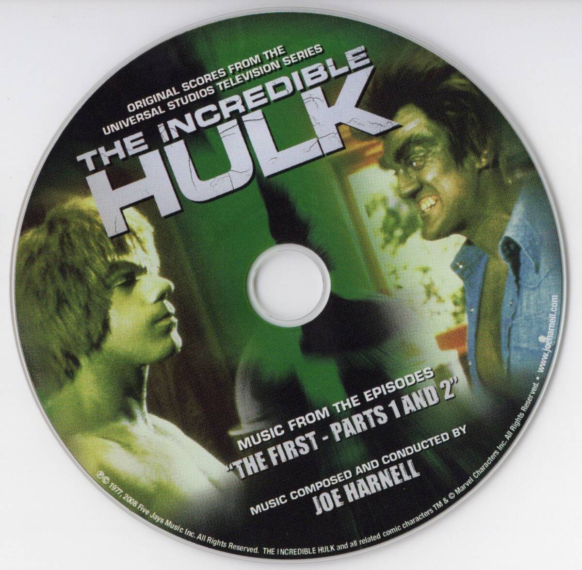 サントラCD ジョー・ハーネル 超人ハルク THE FIRST-PARTS 1 and 2 ルー・フェリグノ*2008年アメリカ盤*良品*限定盤*JOE HARNELL(中古)のオークション落札情報