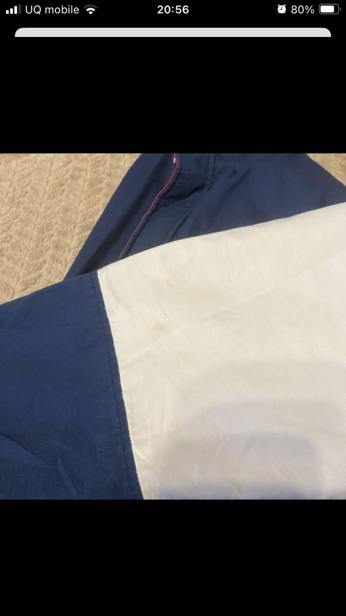 Yahoo!オークション - A136 USA製 ワークジャケット 刺繍 古着 スイン...