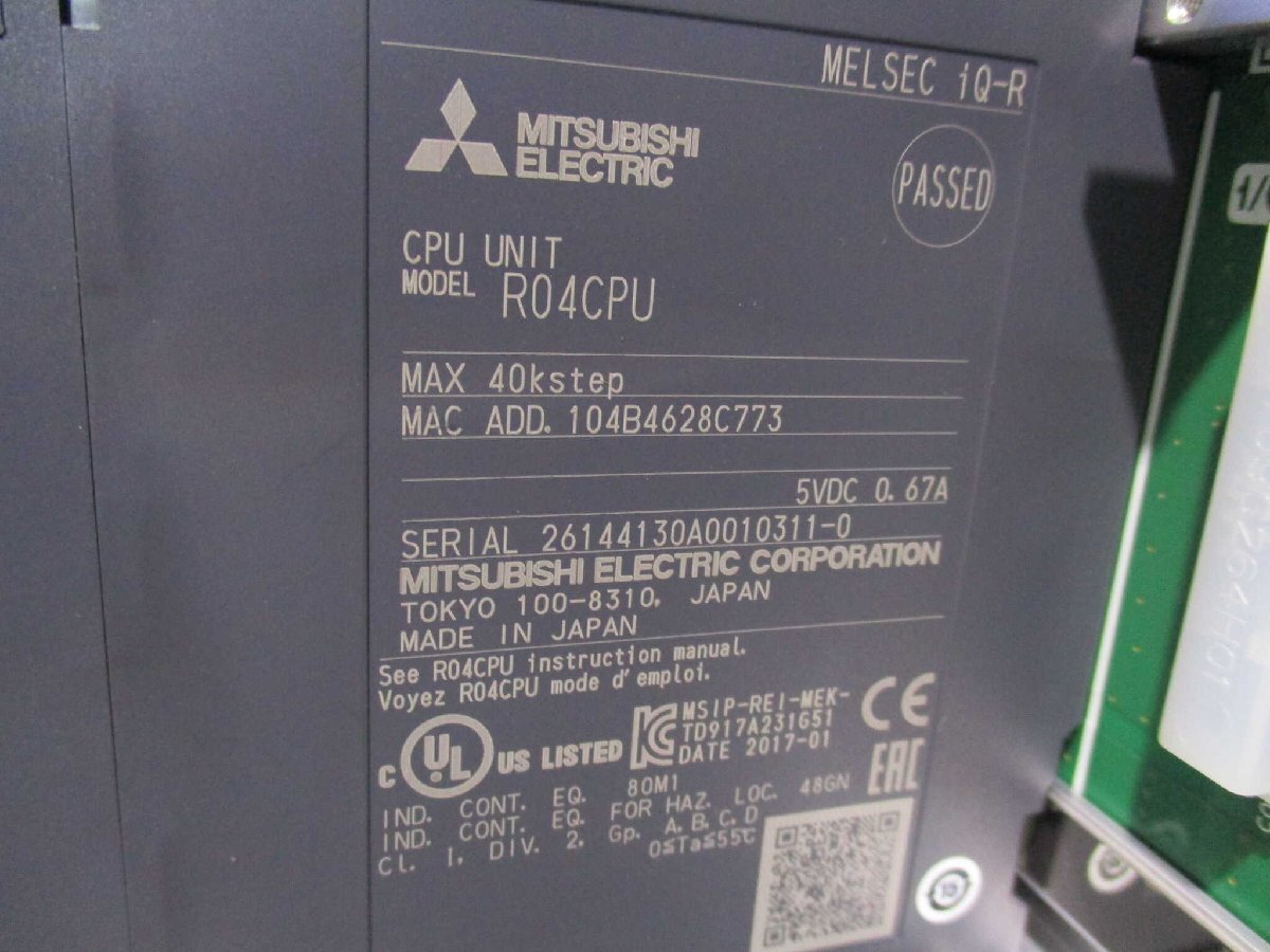 Yahoo!オークション - 中古 MITSUBISHI R61P/R04CPU/R35B(BAQR60823B01...