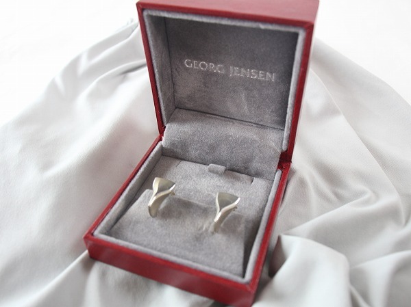 Yahoo!オークション - 1円 ジョージジェンセン Georg Jensen A115 イヤ...