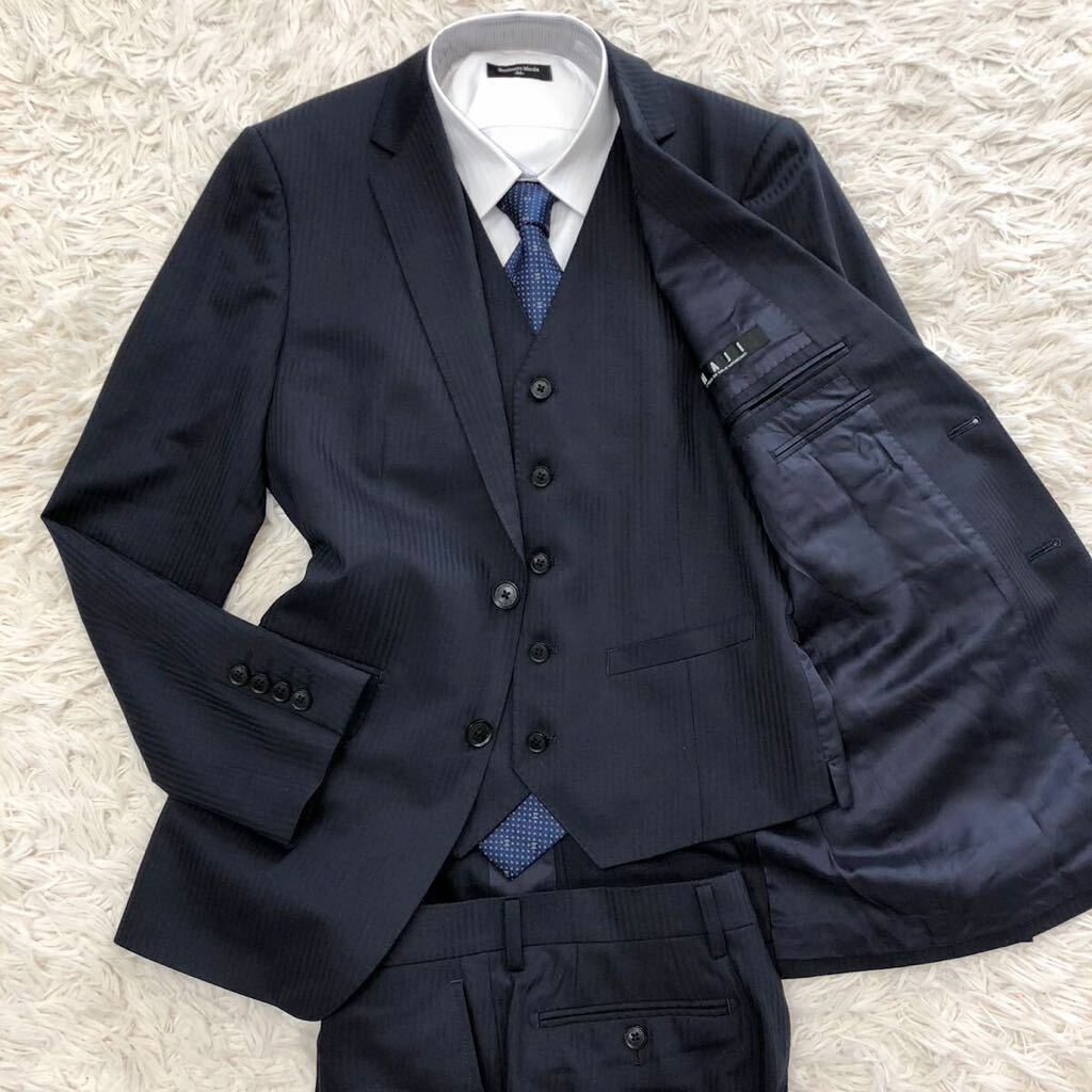 Yahoo!オークション - 【至高の3ピース】MAJI スーツ セットアップ ネ...