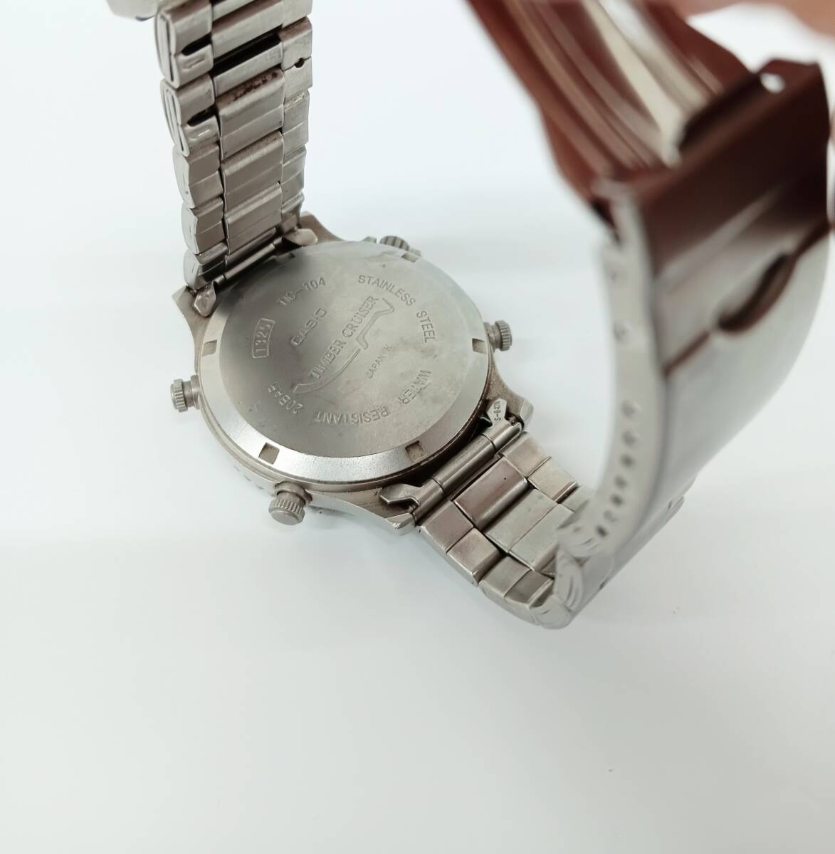 Yahoo!オークション - B317 CASIO(TIC-104)TIMBER CRUISER 106g(動作未...