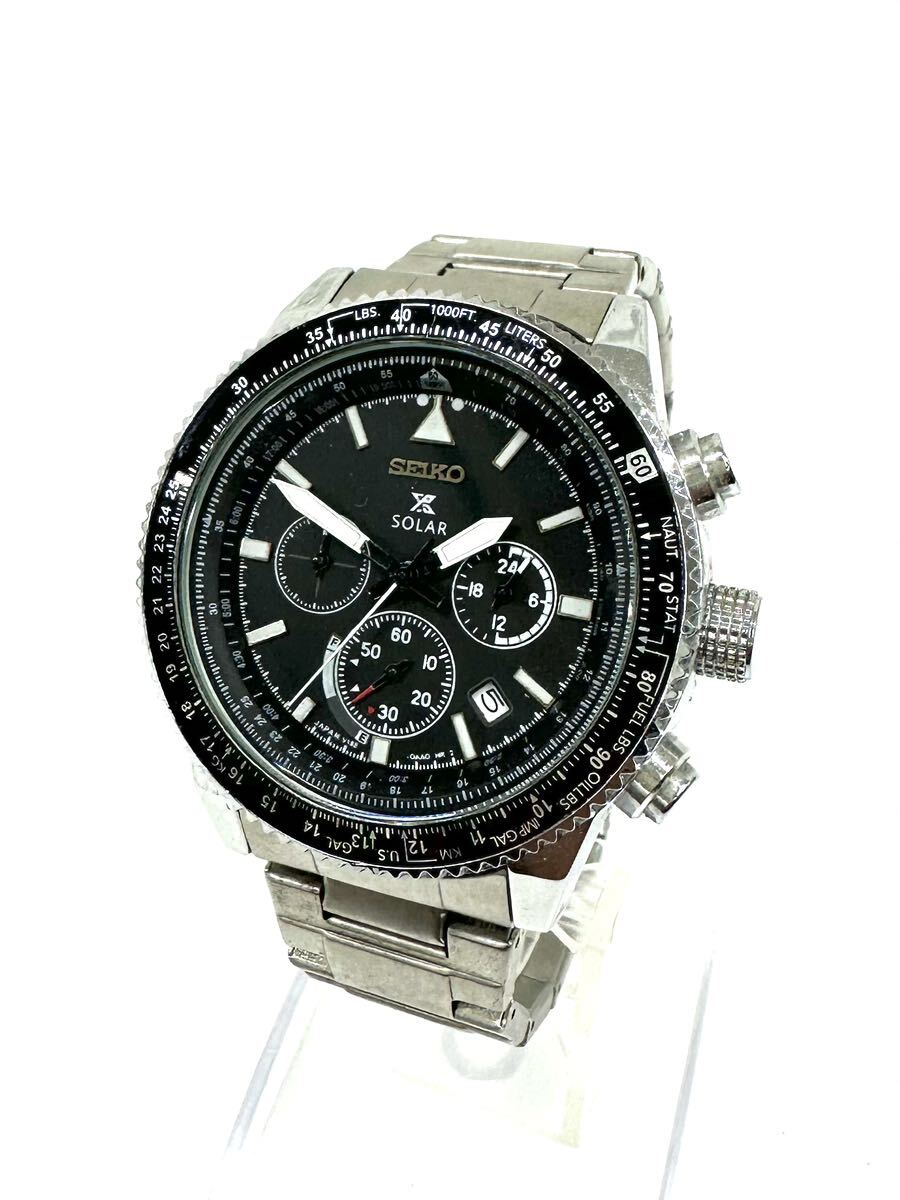 Yahoo!オークション - C427 SEIKO プロスペック ソーラー クロノグラフ...