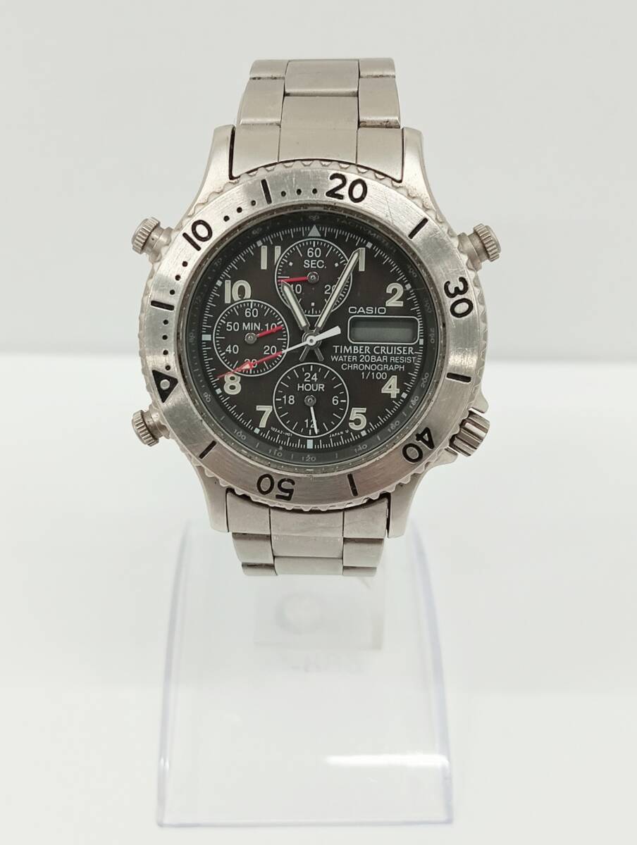 Yahoo!オークション - B317 CASIO(TIC-104)TIMBER CRUISER 106g(動作未...