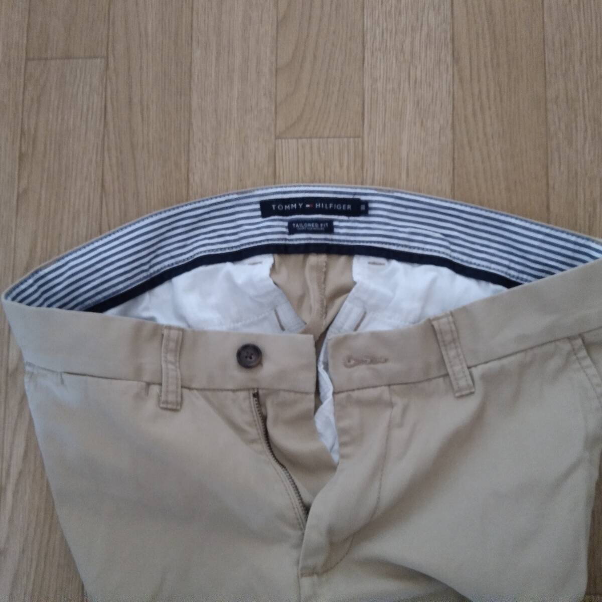 Yahoo!オークション - 美品 TOMMY HILFIGER パンツ W30 ベージュ TAILO...