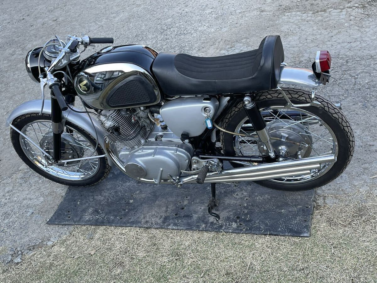 Yahoo!オークション - ホンダ ドリーム CB72 CB77【3本出し マフラー】...