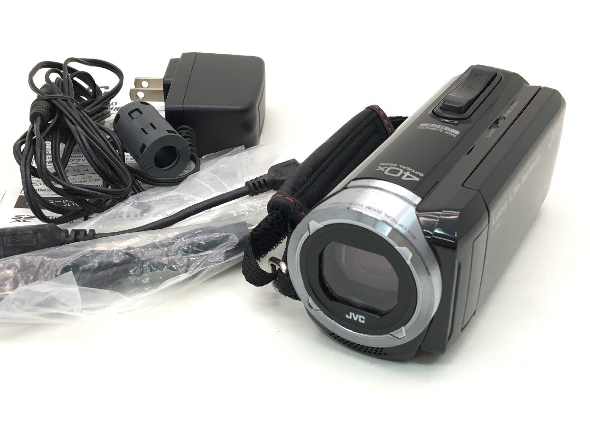 Yahoo!オークション - 1円～ JVC GZ-L550-B デジタルビデオカメラ 難あ...