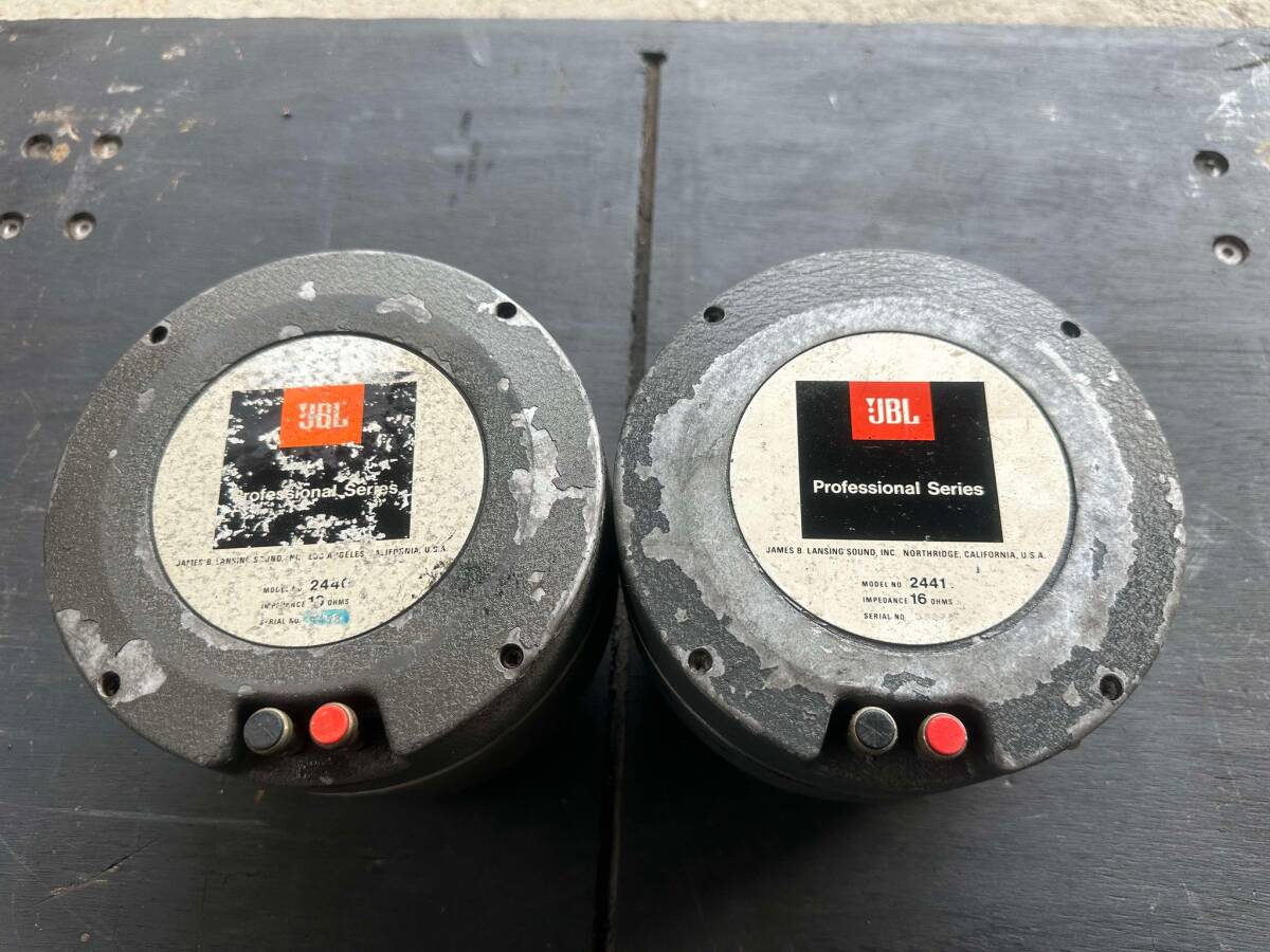 JBL 2440 JBL 2441 16Ω ドライバーユニット スピーカー ペア み(スピーカー本体)｜売買されたオークション情報、yahooの商品情報をアーカイブ公開 - オークファン ...