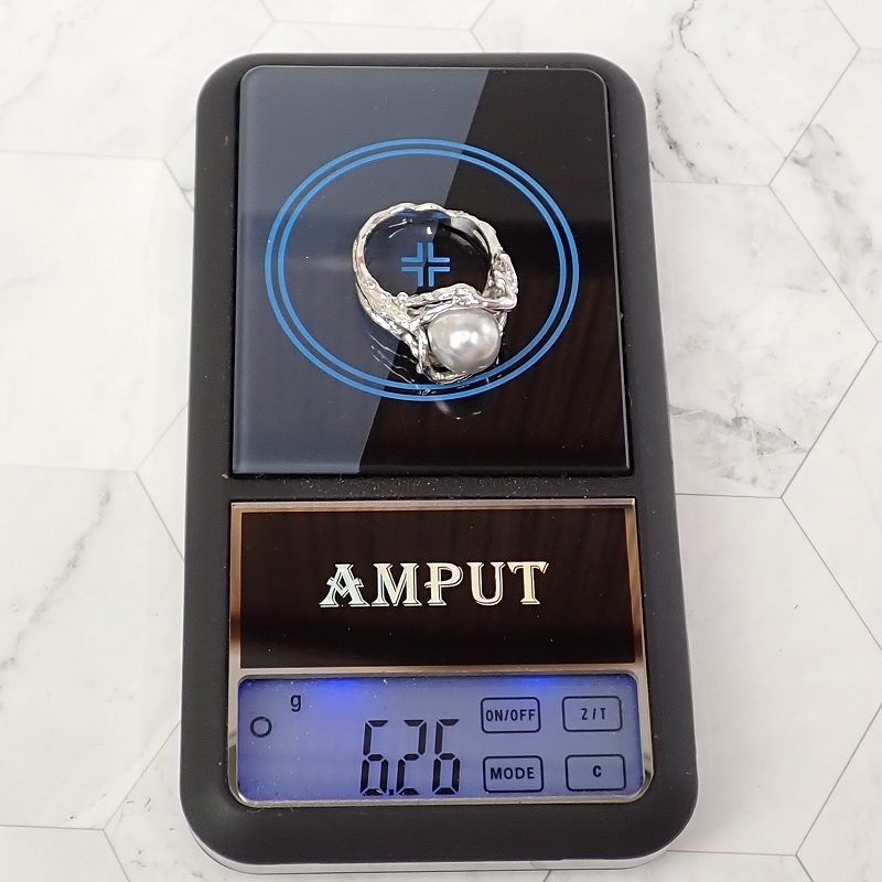 Yahoo!オークション - AC-5372 田崎 TASAKI 真珠 シルバー 指輪 6g 9m...