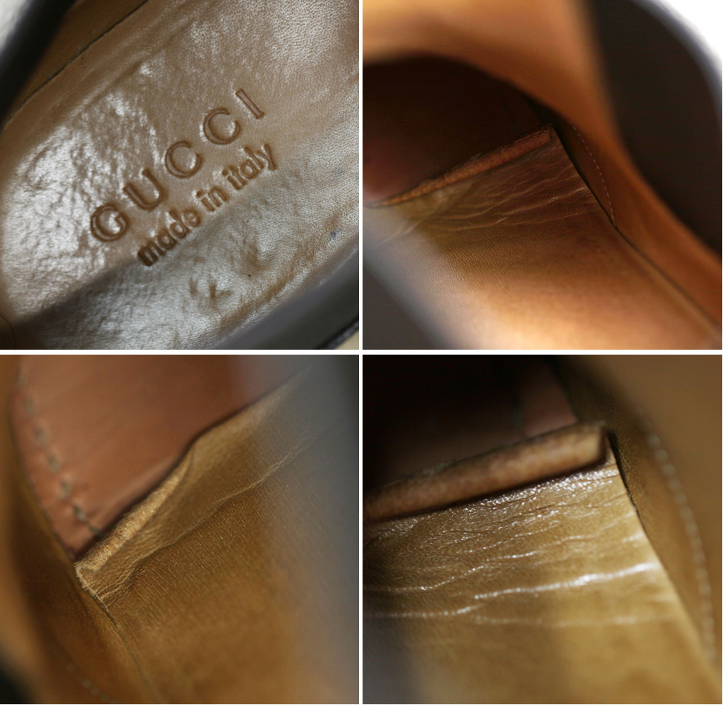 Yahoo!オークション - GUCC グッチ クロコ サイドゴアブーツ アンクル...