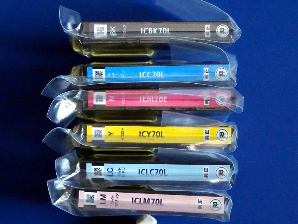 Yahoo!オークション - EPSON 純正インク「IC6CL70L【増量タイプ】」6色...