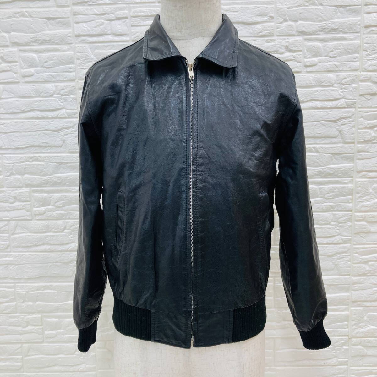 Yahoo!オークション - 【1287】メンズ レザージャケット コート シング...