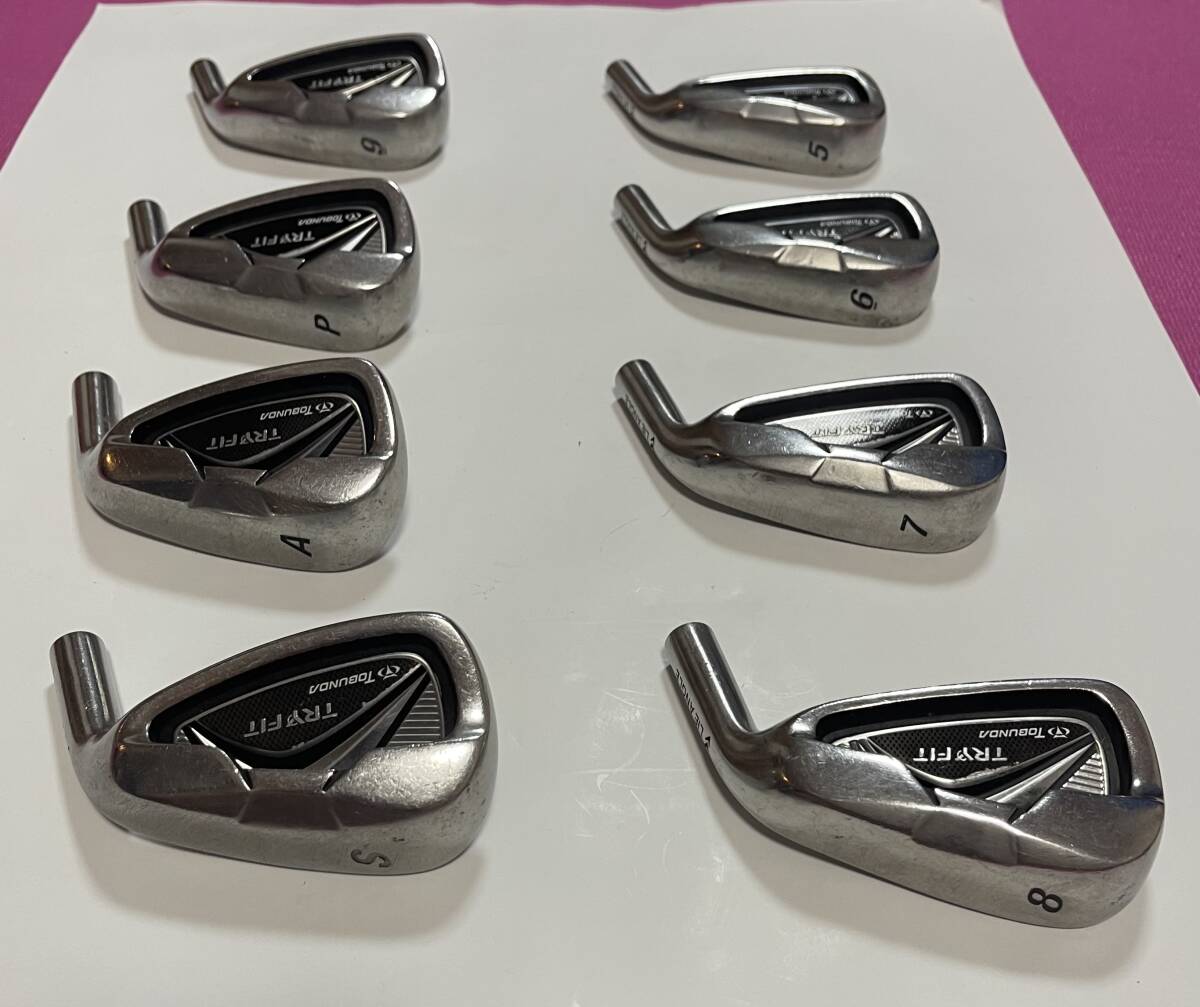 Yahoo!オークション - TOBUNDA. TRY FIT. 5番からPw Aw Sw. 8個セット ...