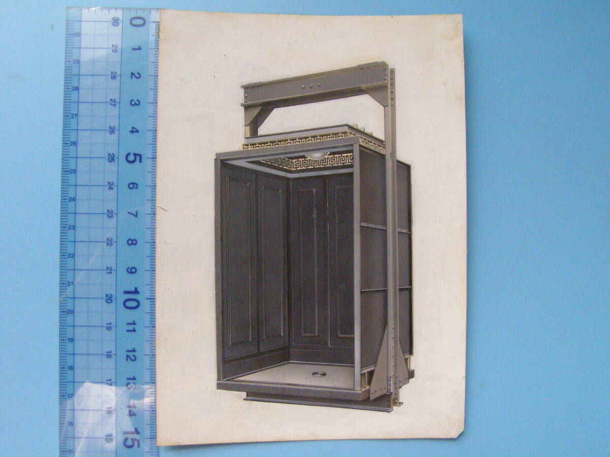 Yahoo!オークション - (A45)783 写真 古写真 戦前 エレベーター ケージ...