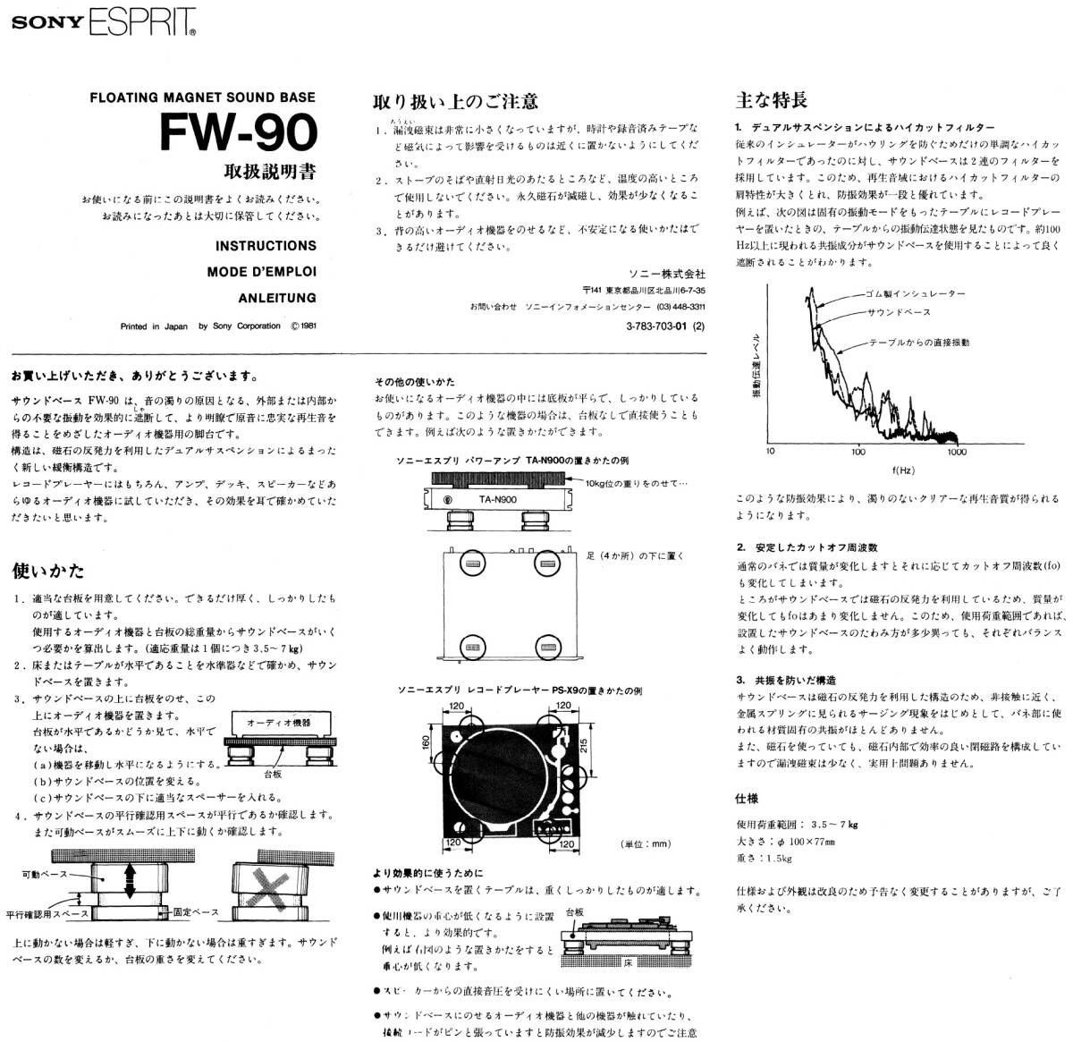 Yahoo!オークション - インシュレーター FLOATING MAGNET SOUND BASE F...