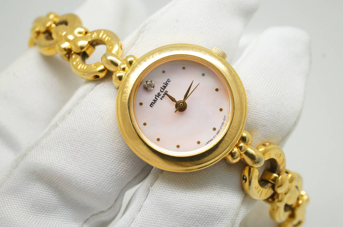 Yahoo!オークション - Z41 作動良好 marie claire マリクレール シェル...