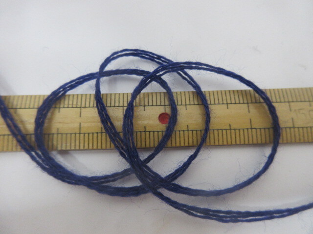 Yahoo!オークション - 太めメリノウール3本引き揃え パープルネイビー...