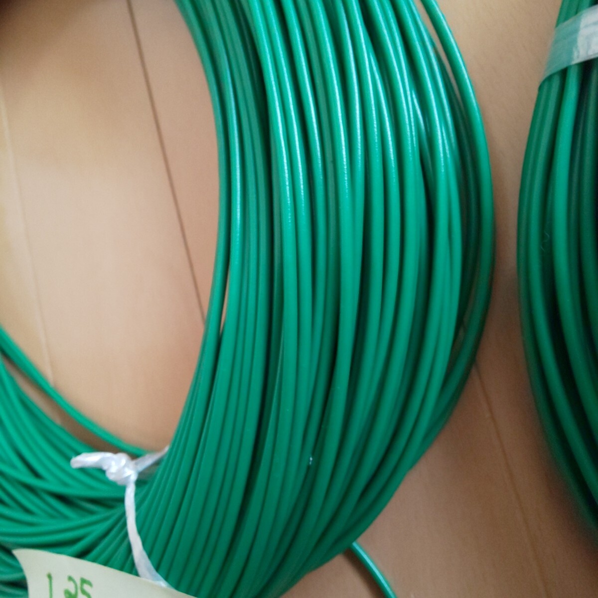 Yahoo!オークション - 1.25sq 16AWG 緑 50m アース線