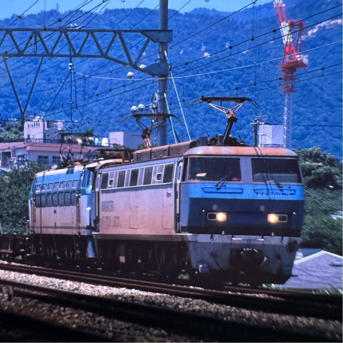 Yahoo!オークション - 古い鉄道写真 カラーリバーサル EF66126 EF65113...