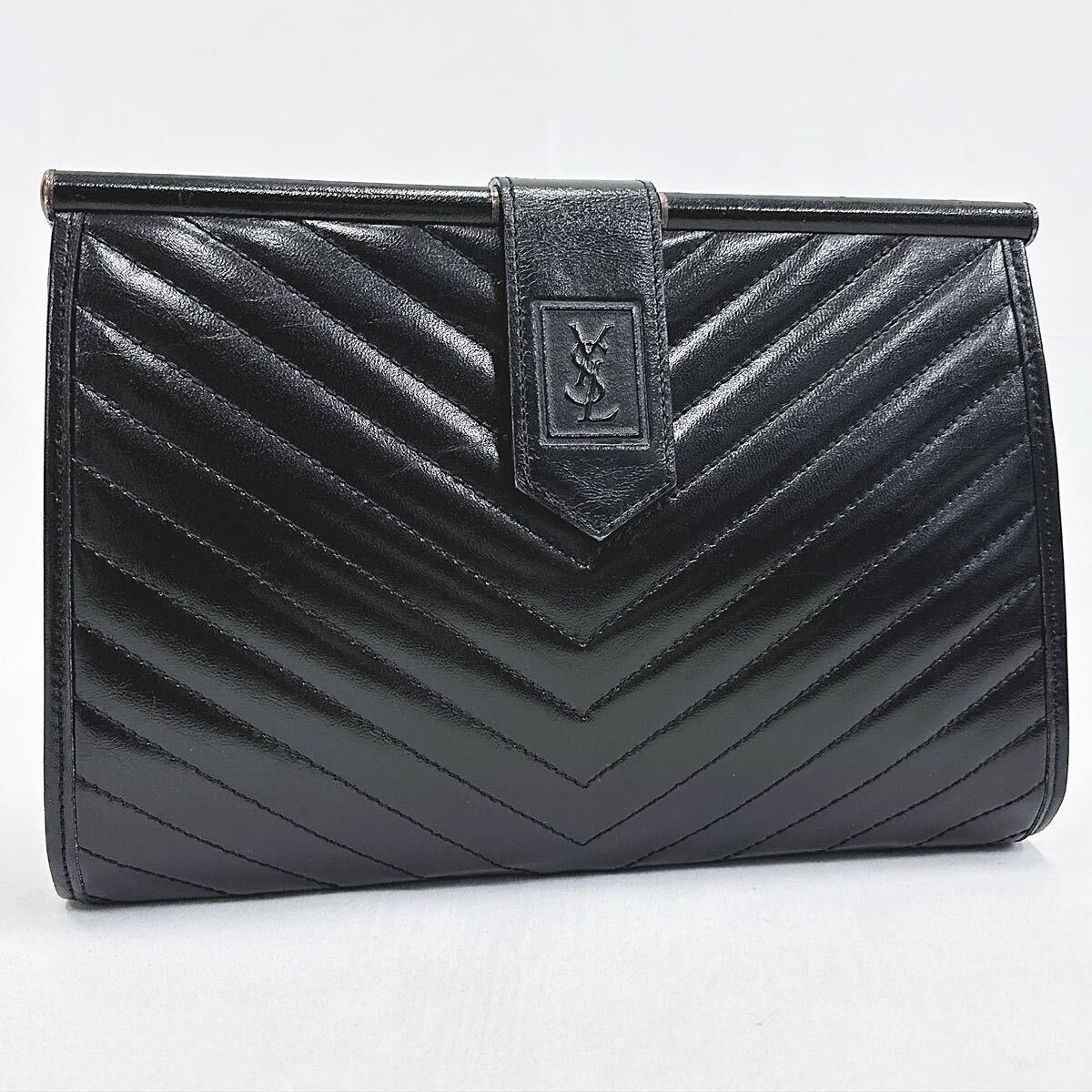 Yahoo!オークション - YVES SAINT LAURENT イヴサンローラン YSL Vステ...