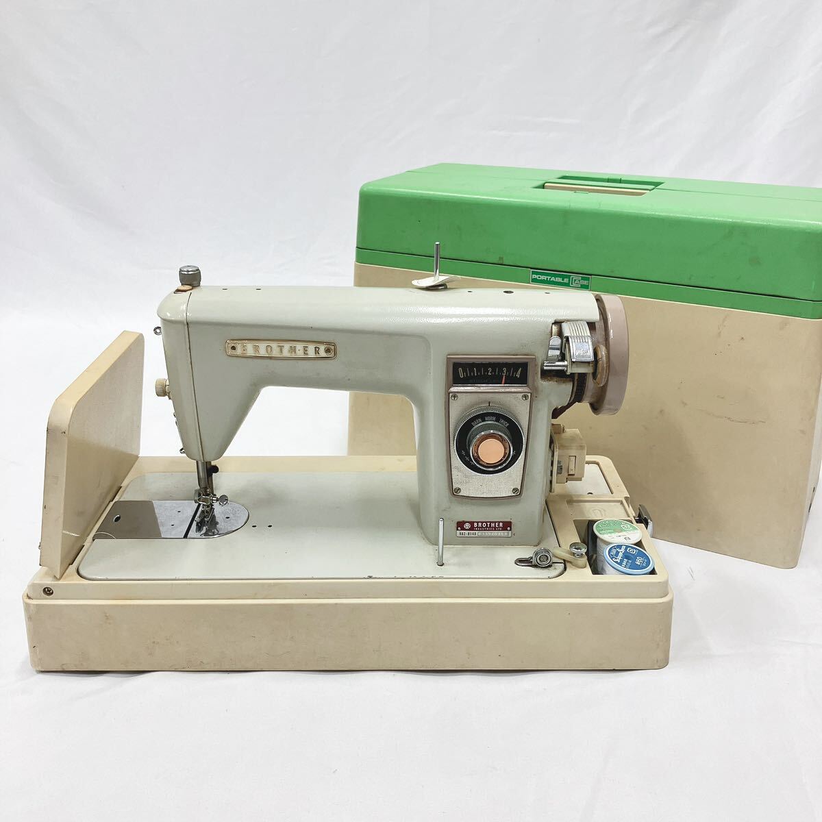 Yahoo!オークション - BROTHER ブラザー HA2-B149 ミシン 昭和 レトロ ...