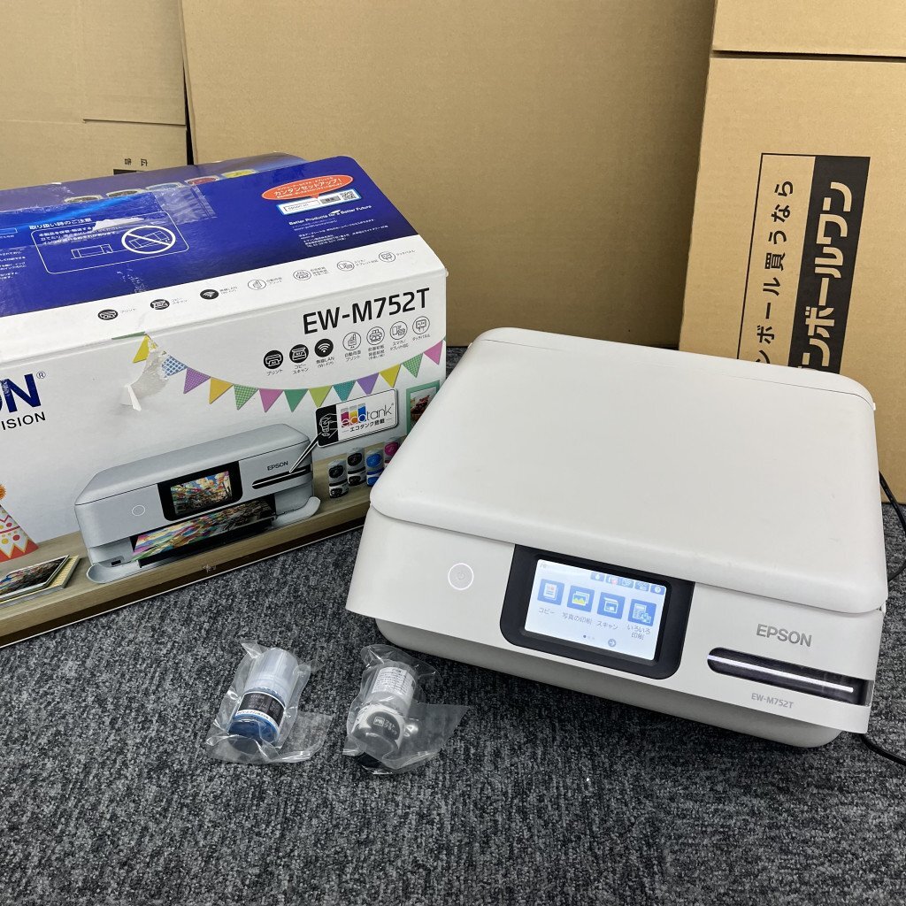 Yahoo!オークション - 145412 EPSON エプソン EW-M752T 複合機 インク...