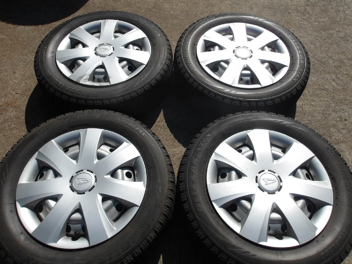 Yahoo!オークション - N66-ソ1 送料無料 155/65R13 冬4本セット スタッ...