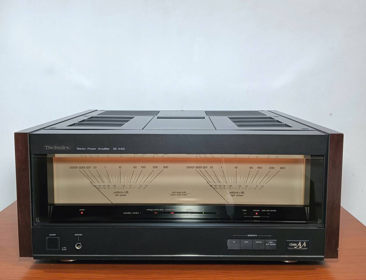 Yahoo!オークション - TECHNICS SE-A100 パワーアンプテクニック.動作...