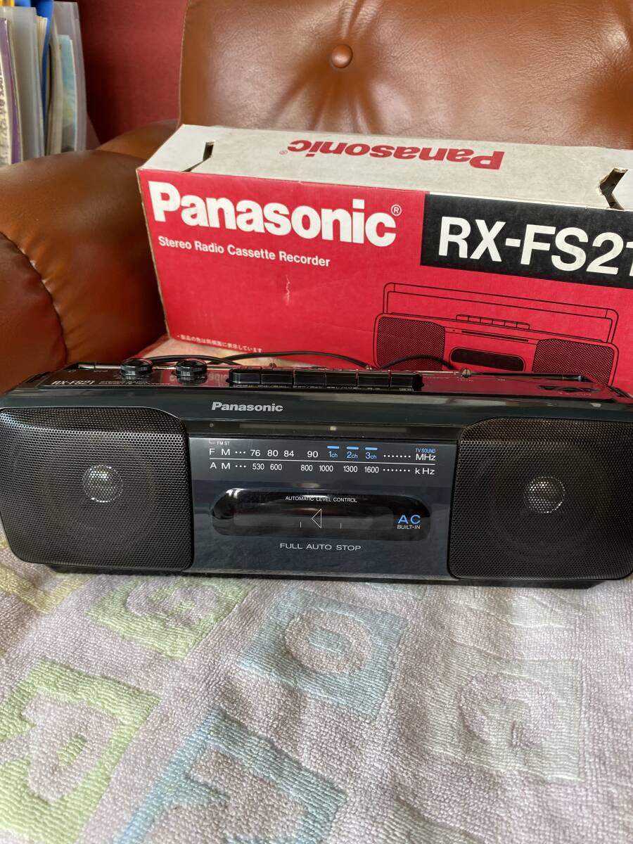 Yahoo!オークション - パナソニック ステレオ ラジオ カセット レコー...