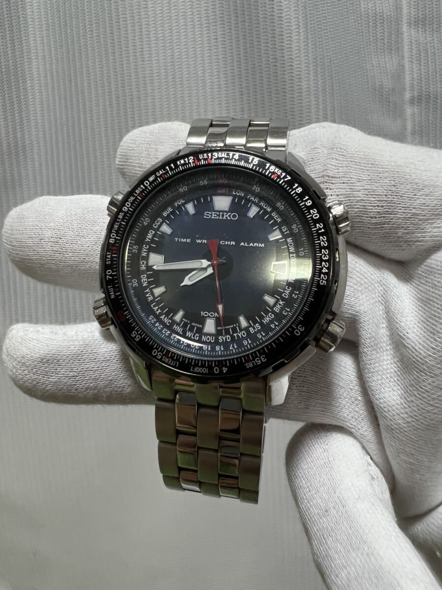 Yahoo!オークション - SEIKO セイコー 腕時計 クロノグラフ H023-00G0