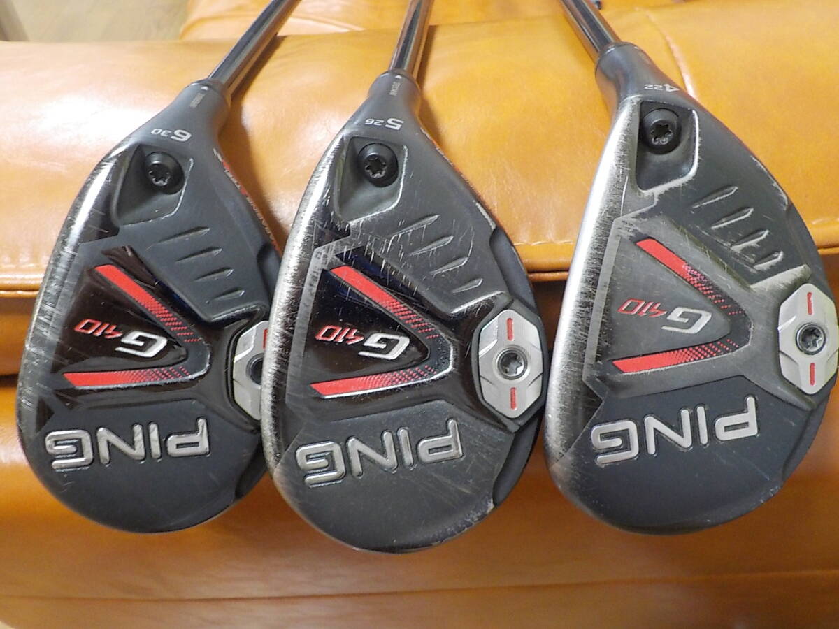 ♯レア PING G410ユーティリティ 3本 U4/U5/U6(ピン)｜売買されたオークション情報、yahooの商品情報をアーカイブ公開 - オークファン（aucfan.com）