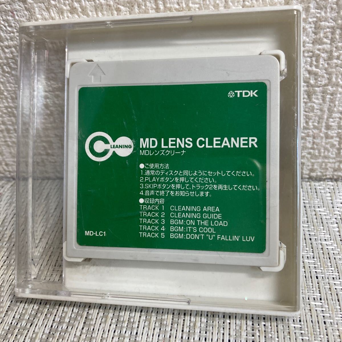 Yahoo!オークション - MDレンズクリーナー/MD LENS CLEANER/TDK/MD-LC1...