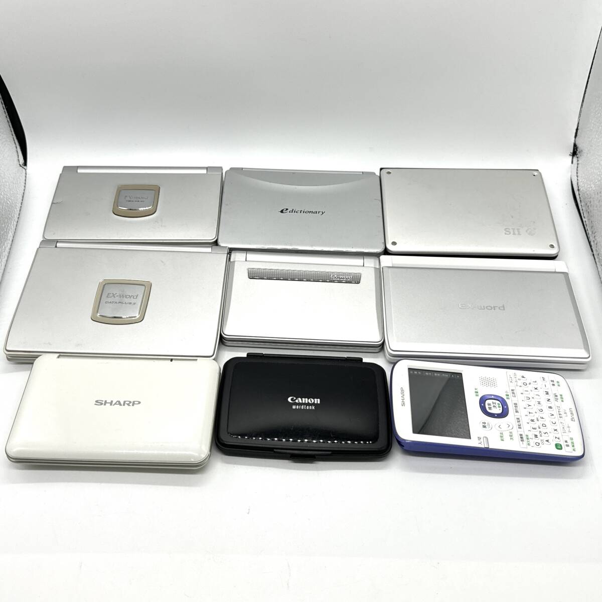 Yahoo!オークション - 電子辞書 まとめ 9点 CASIO SHARP XD-F6600 PW-9...