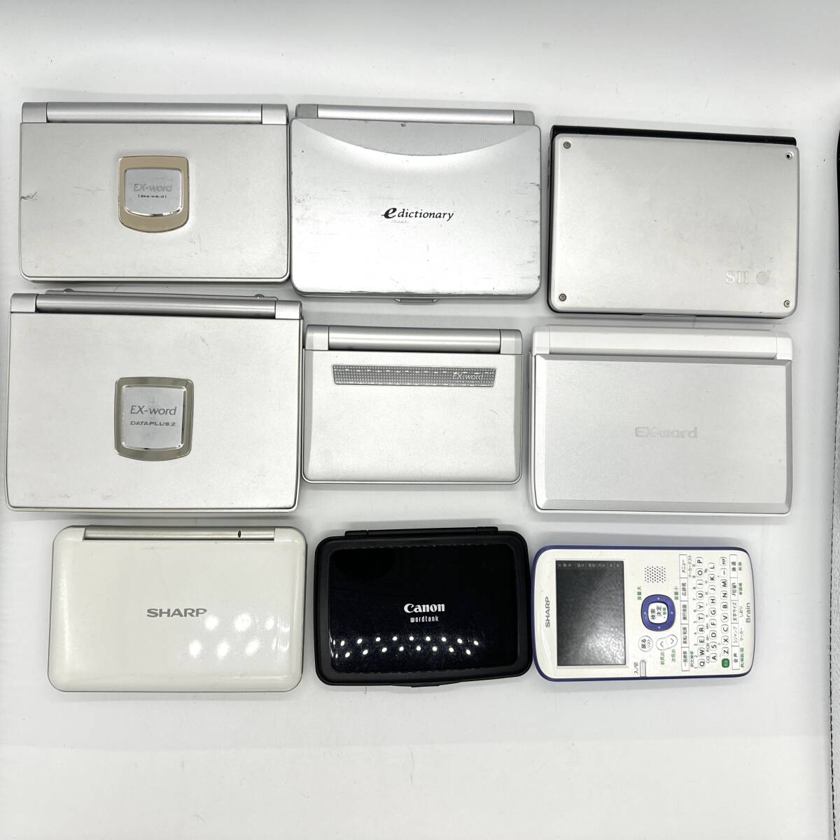 Yahoo!オークション - 電子辞書 まとめ 9点 CASIO SHARP XD-F6600 PW-9...