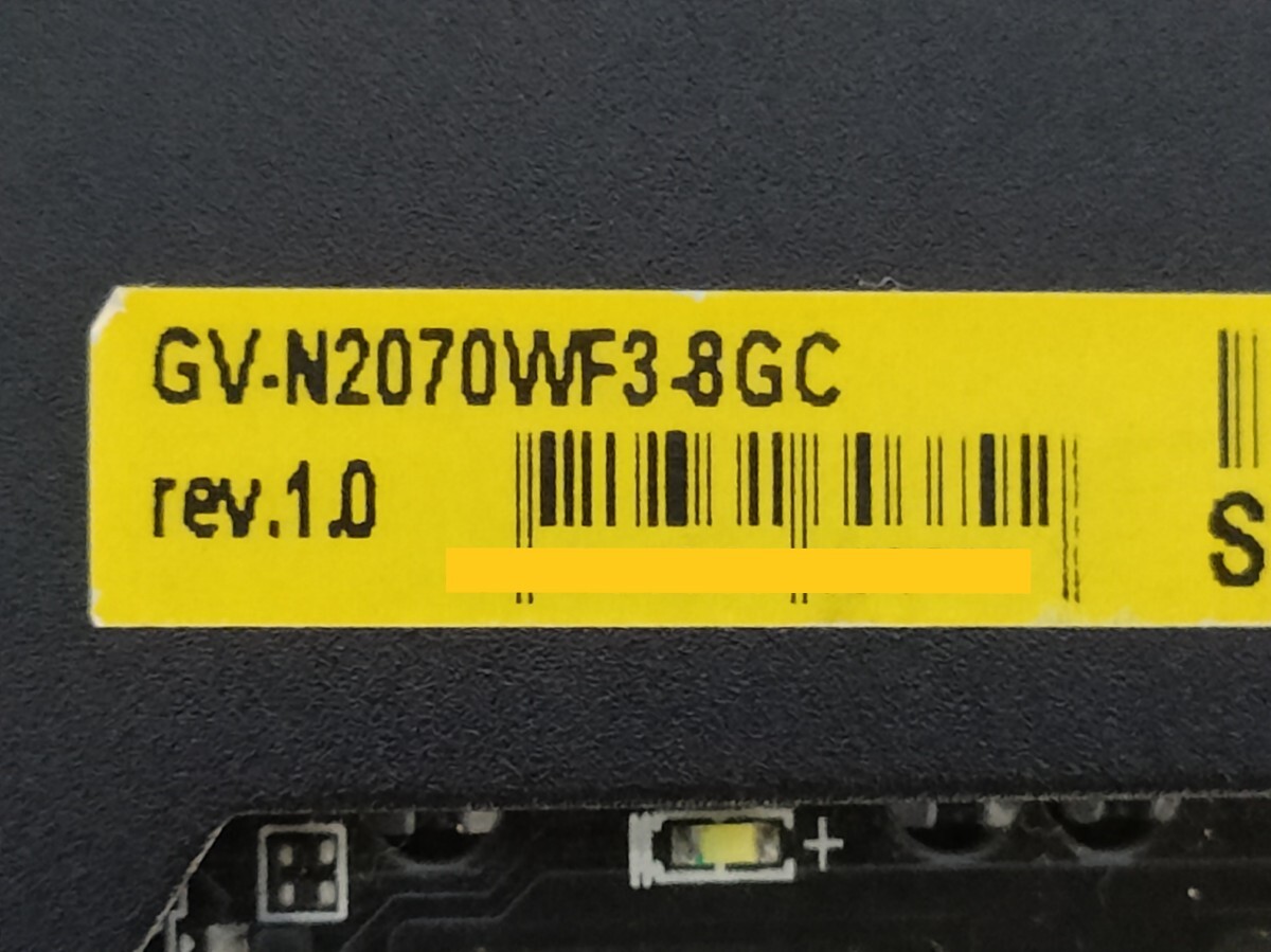 Yahoo!オークション - NVIDIA GIGABYTE GeForce RTX2070 8GB WF3 【グ...