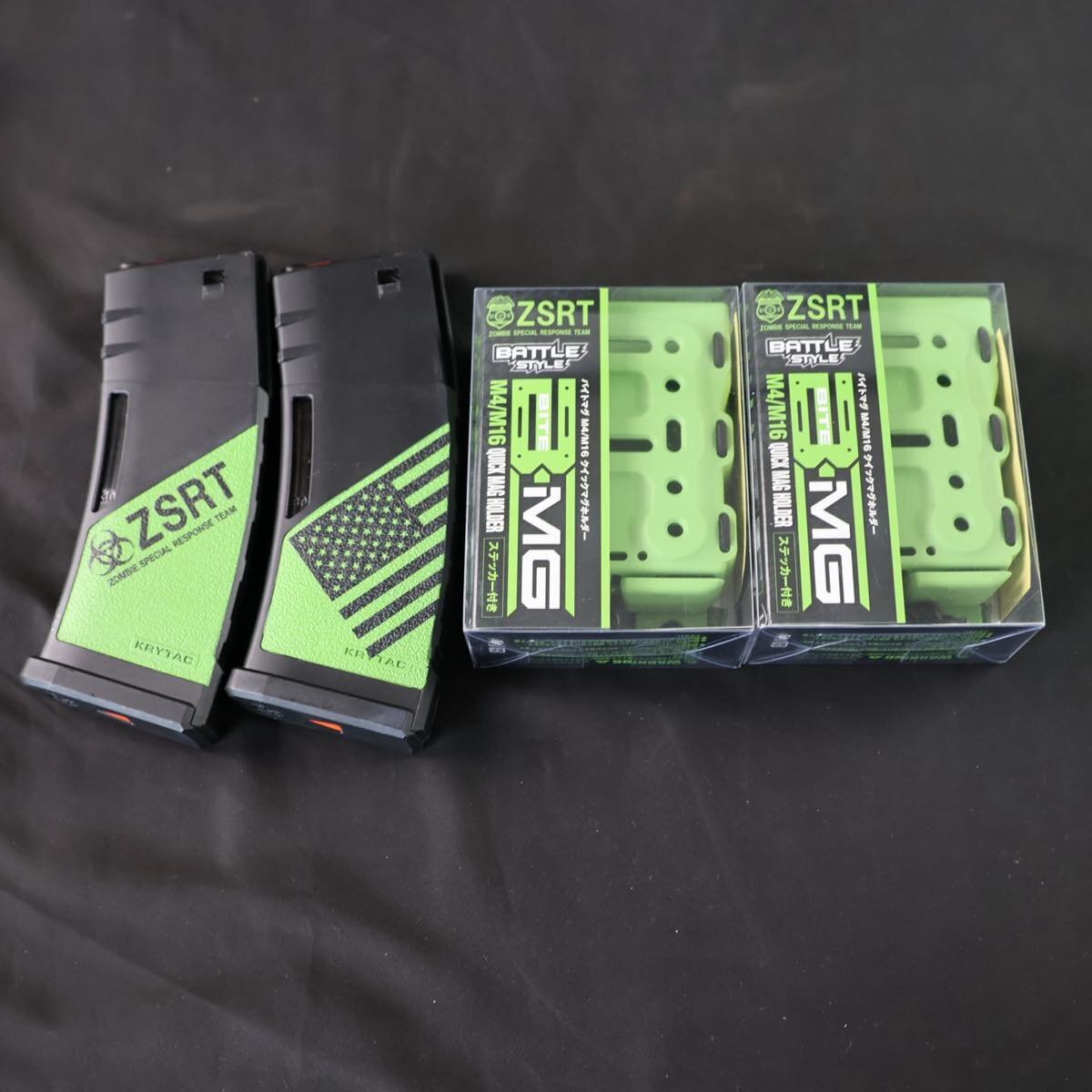 Yahoo!オークション - KRYTAC M4マガジン ZSRT塗装 バイトマグ セット ...