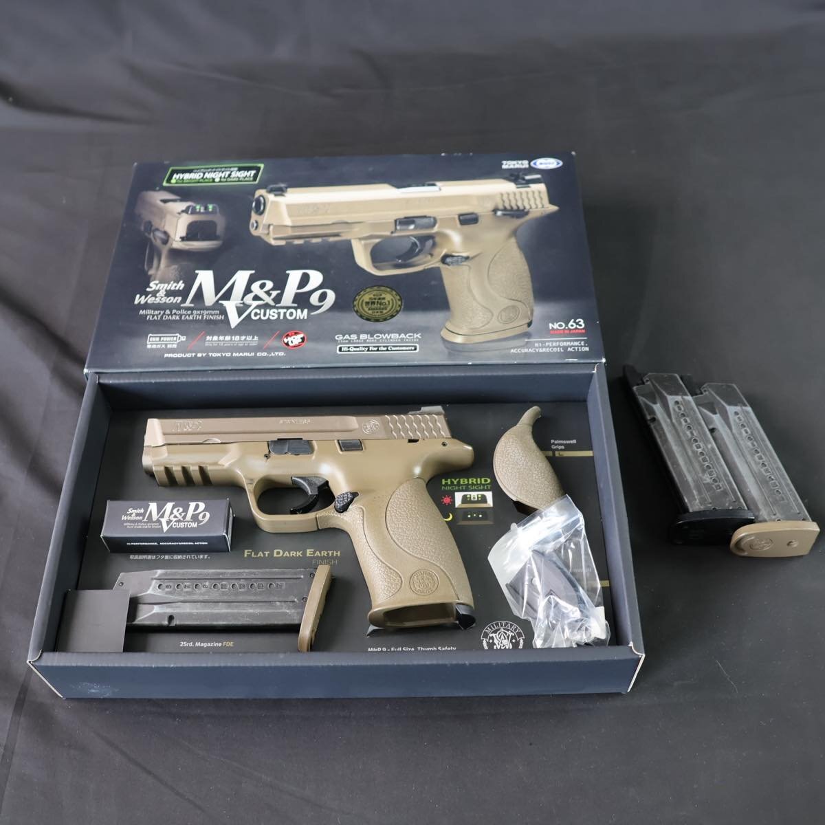 Yahoo!オークション - 東京マルイ S&W M&P 9 V カスタム ガスガン #S-1...