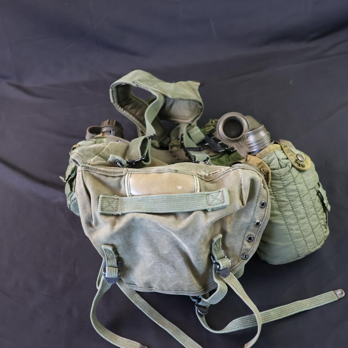 Yahoo!オークション - 米軍放出品 アメリカ軍 M1967 M1956 個人装備 ベ...