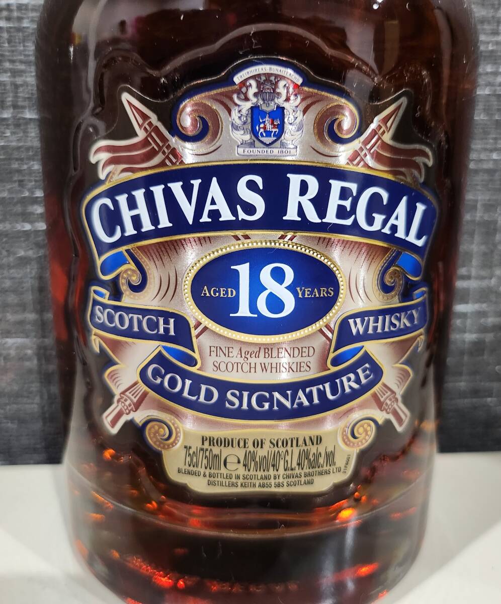 Yahoo!オークション - ウイスキー シーバスリーガル 18年 ゴールド シ...