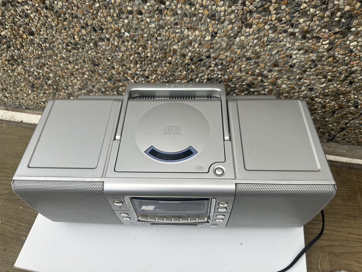Yahoo!オークション - シャープ MD/CDシステム MD-F230-Z 2004年製 CD....