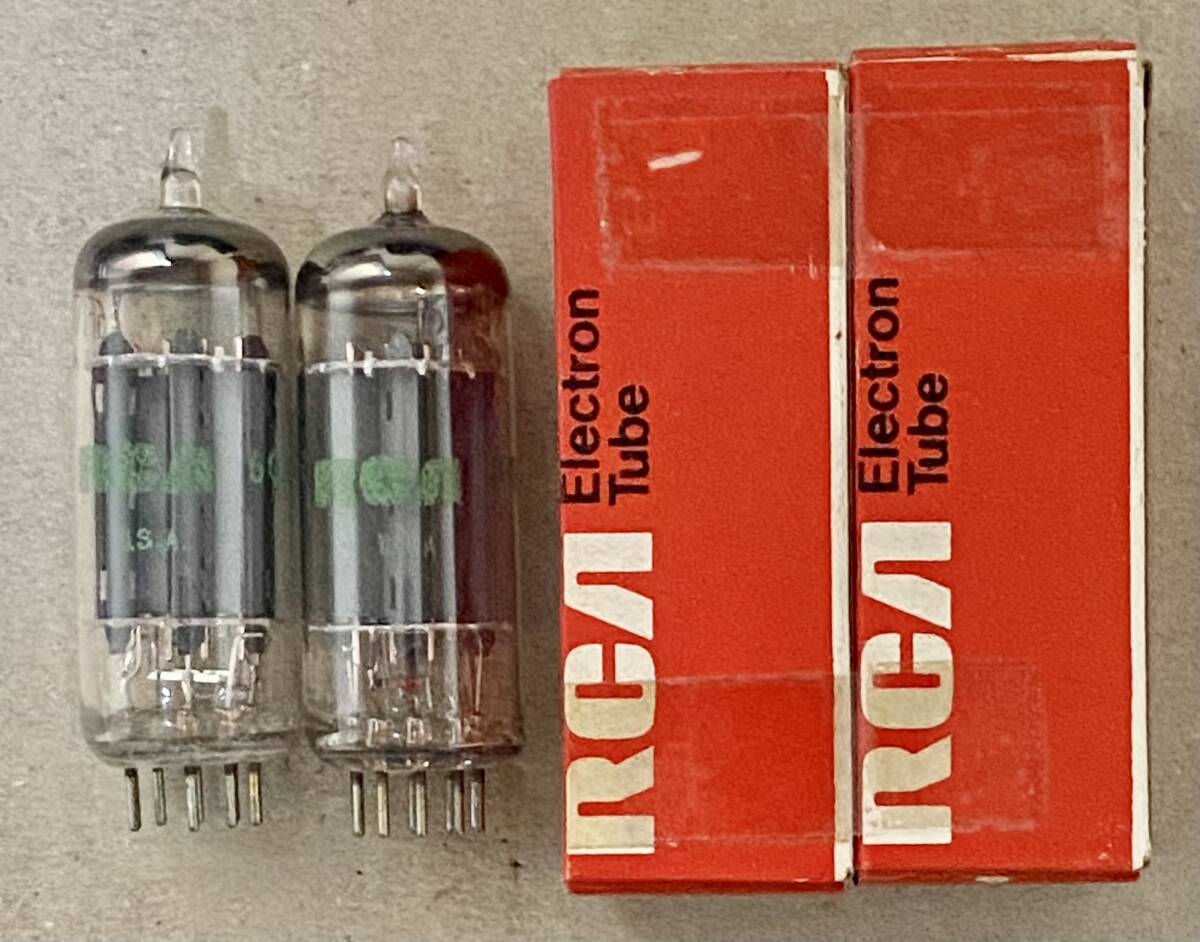 Yahoo!オークション - NEW20743 RCA 6CG7/6FQ7 新品元箱入2本セット
