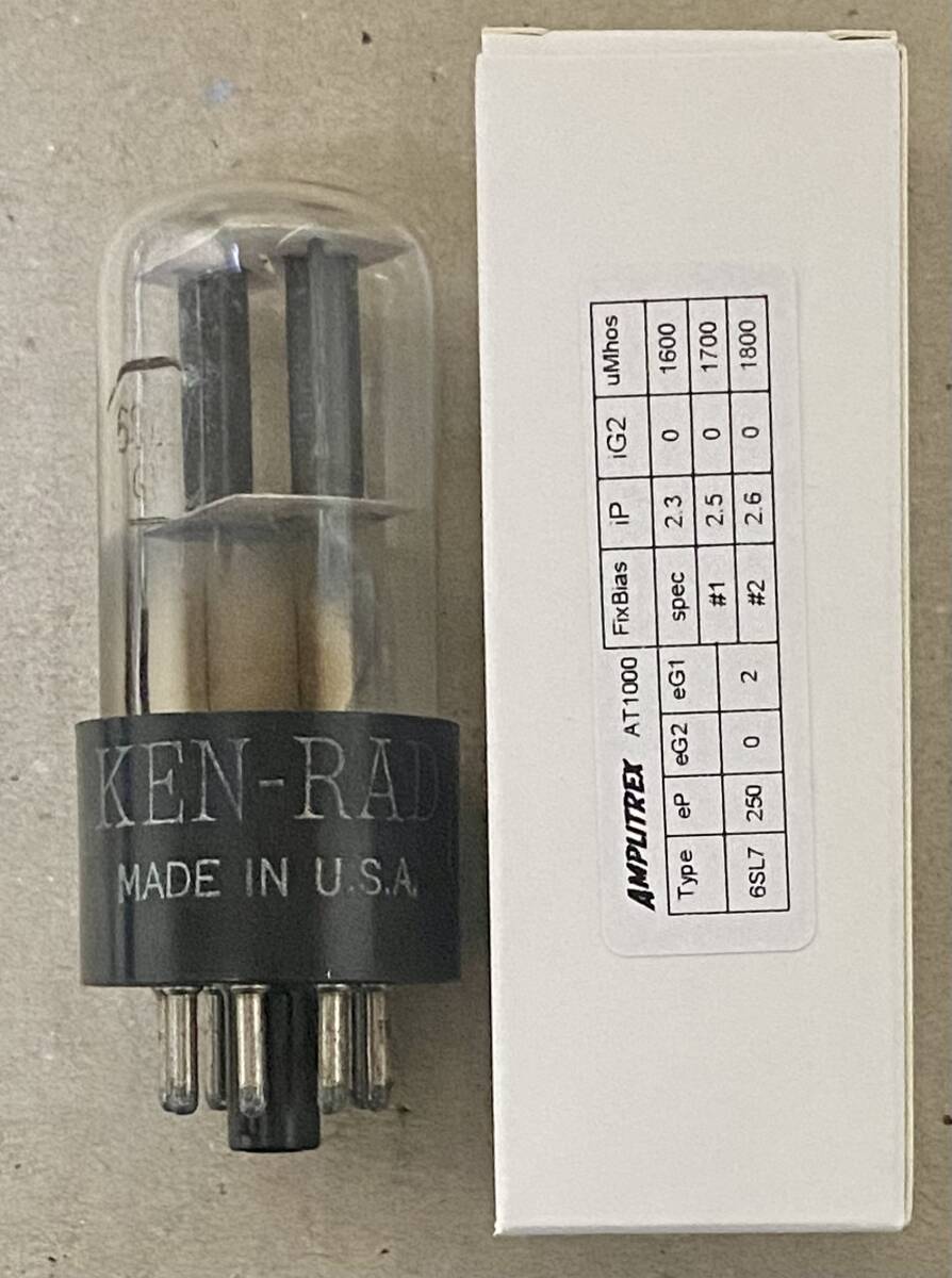 Yahoo!オークション - USED38412 KEN-RAD 6SL7GT (VT-229)（ブラック...