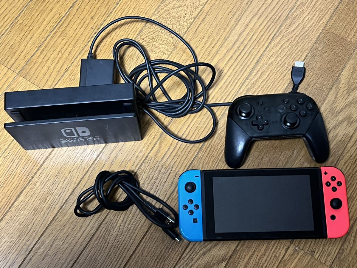 Yahoo!オークション - Nintendo Switch HAC-001 本体 スイッチ プロコ...