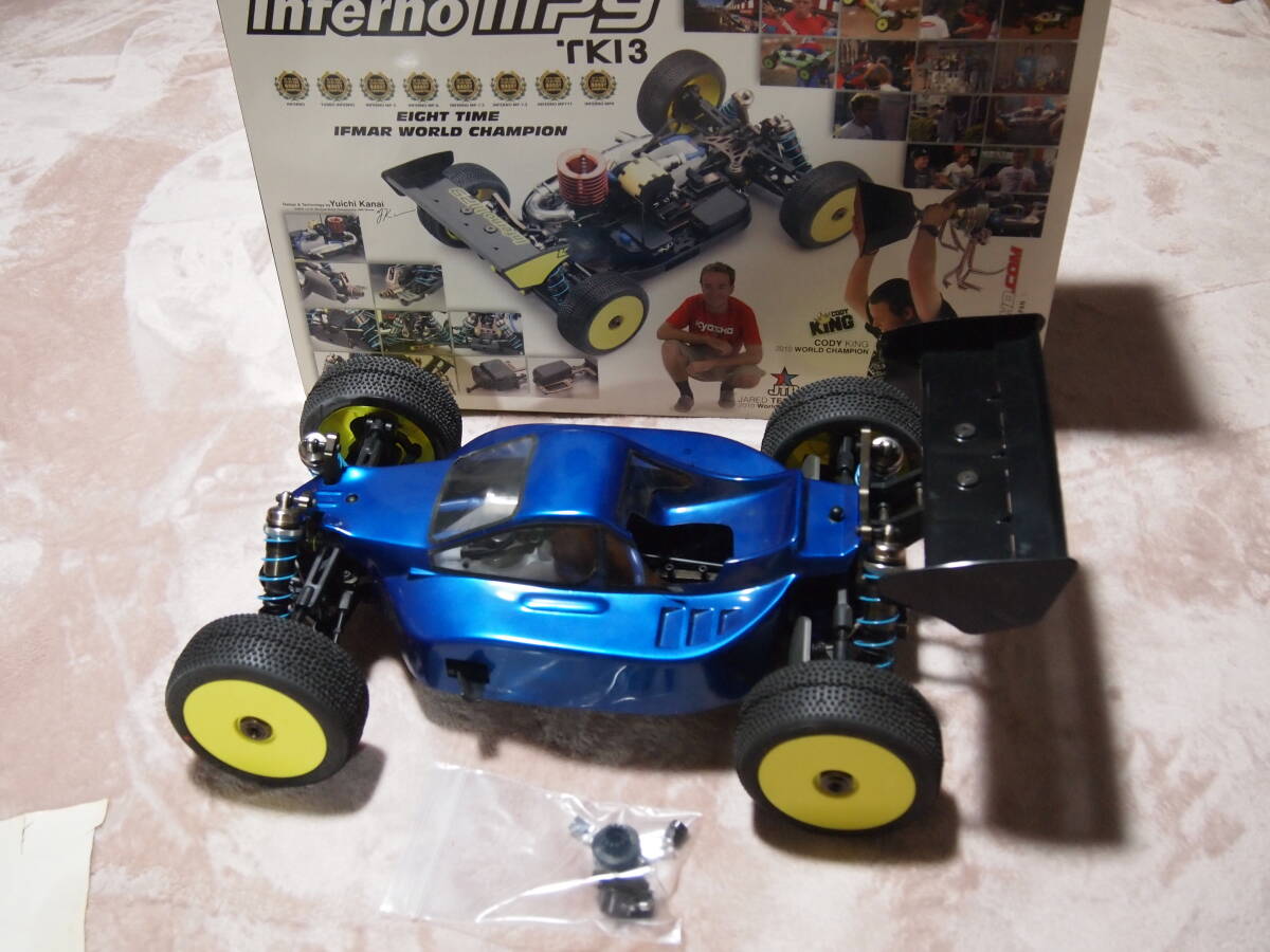 Yahoo!オークション - 京商 インファーノmp9 TKI3 1/8GPレーシングバギ...