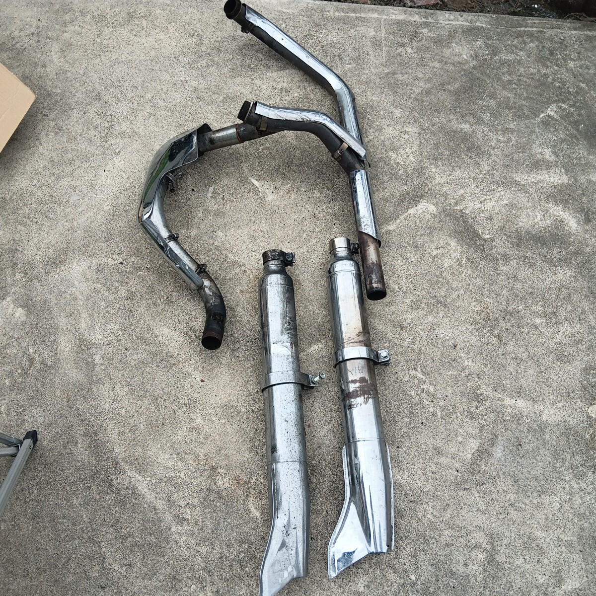 Yahoo!オークション - 1975 ハーレーFLH マフラーセット