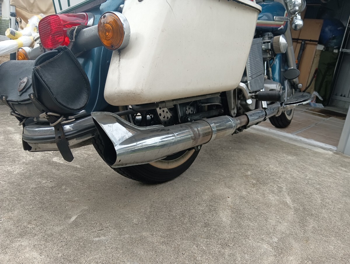 Yahoo!オークション - 1975 ハーレーFLH マフラーセット