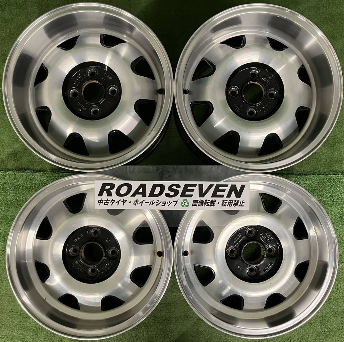 ATS タイプE 深リム 15インチ F:15×7J +28 / R:15×8J +28 PCD100 4H ハブ:約64mm 4本 アルミホイール(社外品)｜売買されたオークション情報 ...