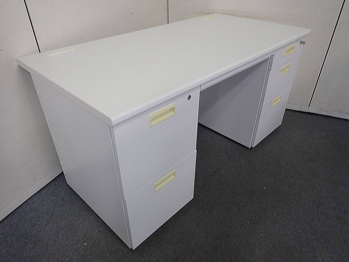 Yahoo!オークション - 井上金庫 147両袖机 12-0274