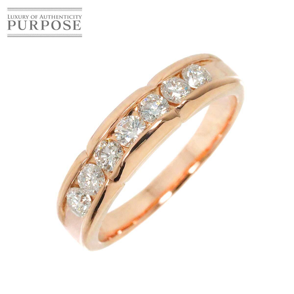 Yahoo!オークション - リング 11号 ダイヤ 0.50ct K18 PG ピンクゴール...